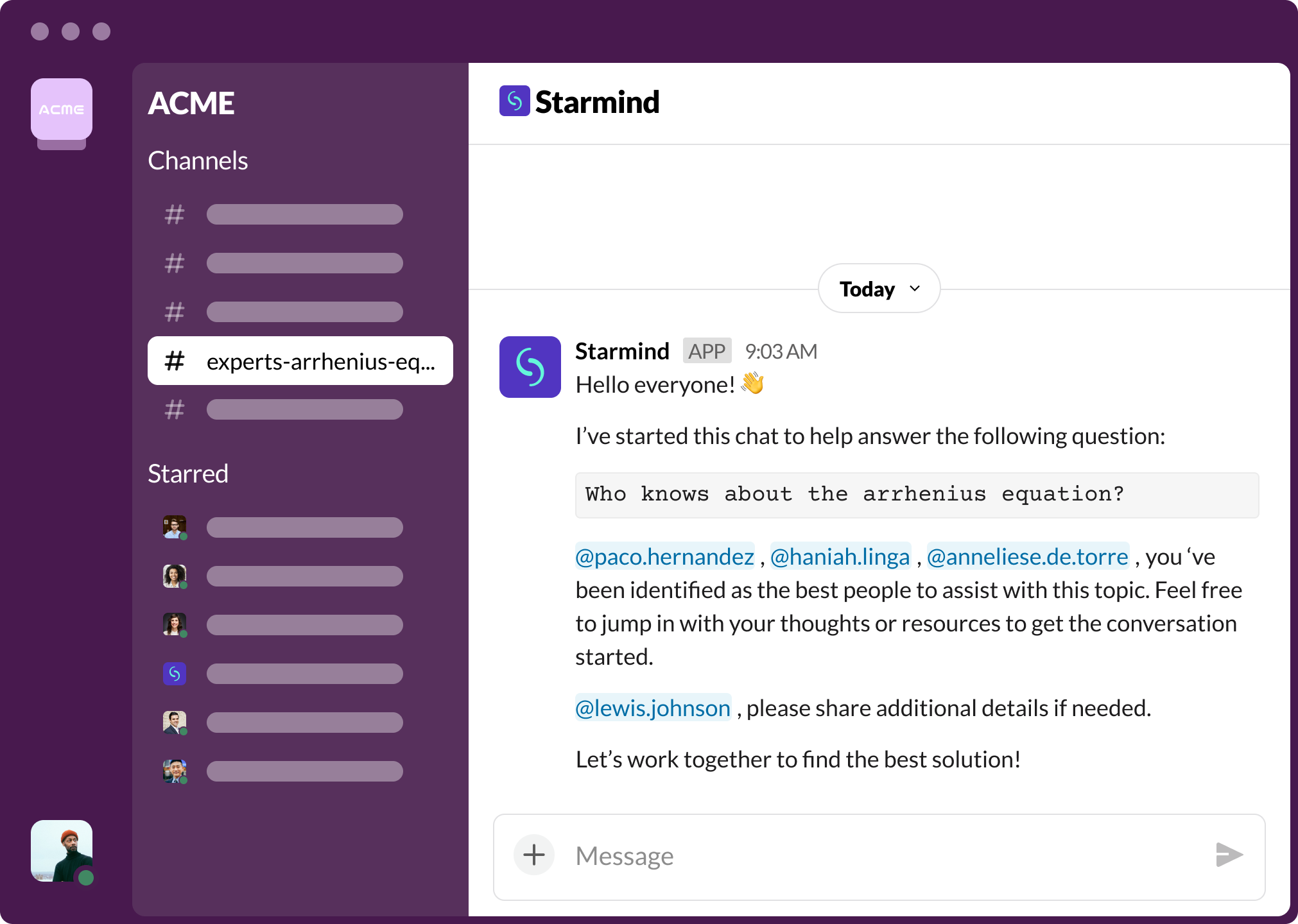Integrations for Starmind’s AI-Powered Expertise Directory