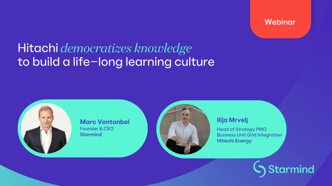 Hitachi Democratizes Knowledge to Build a Life-long Learning Culture