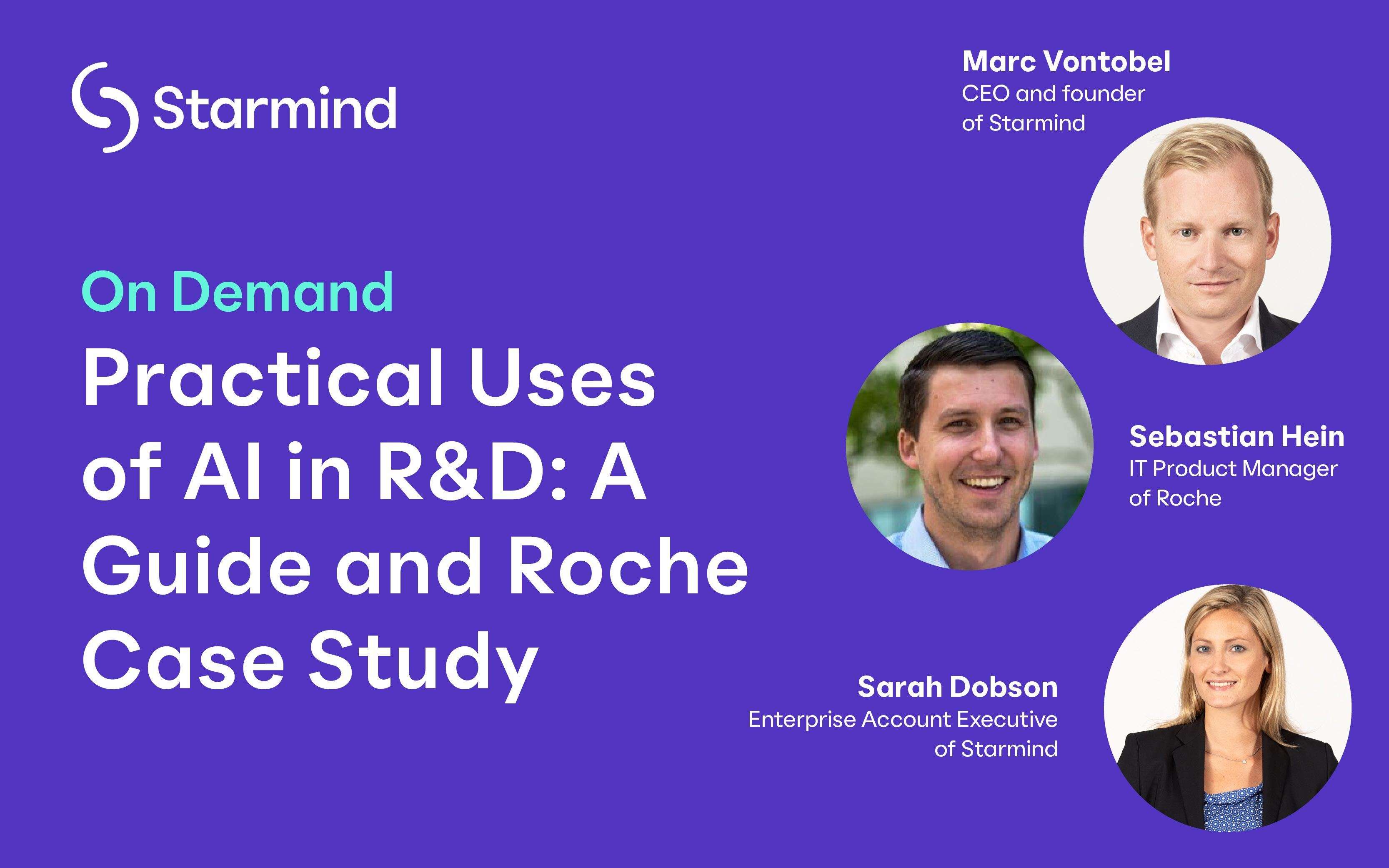 Webinar: Practical Uses of AI in R&D with Roche