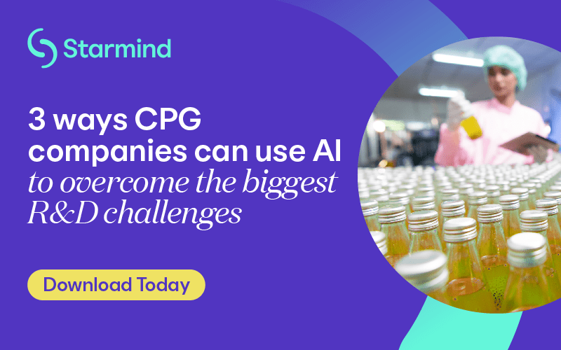 3 ways CPG companies can use AI to overcome the biggest R&D challenges